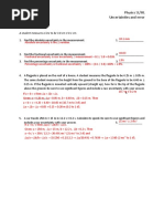 Calculating Uncertainty in GCSE Chemistry | PDF | Chemical Substances ...