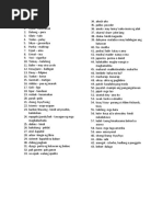 50 Halimbawa NG Salitang Kolokyal | PDF