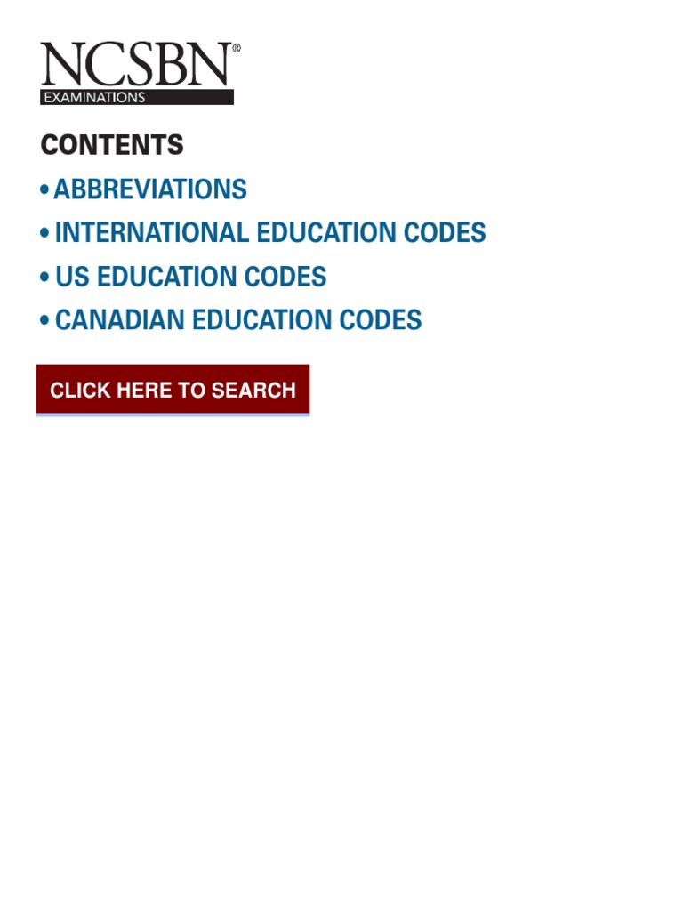 Education Codes and Abbreviations Guide | PDF | Arizona | Arkansas