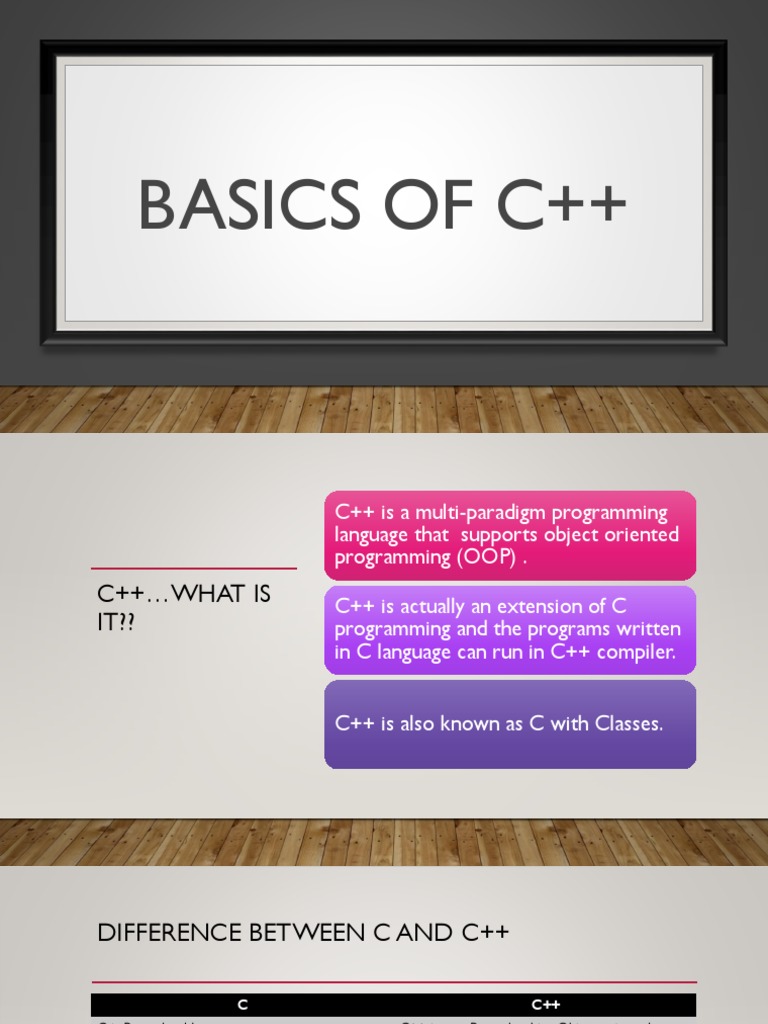 C++ Presentation | PDF | C++ | Array Data Type