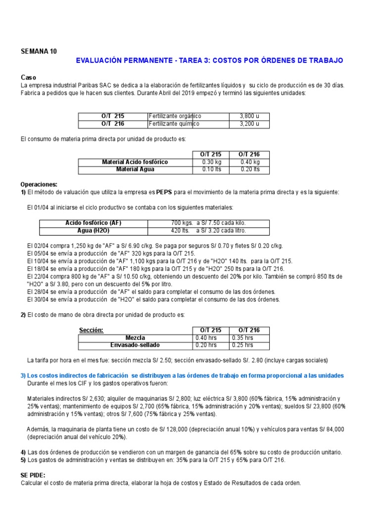 Costos y Presupuestos | PDF | Sustancias químicas | Química