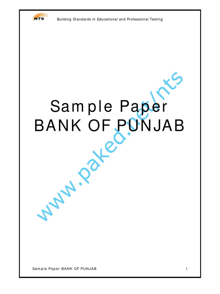sample-paper-bank-of-punjab-pdf-banks-prices