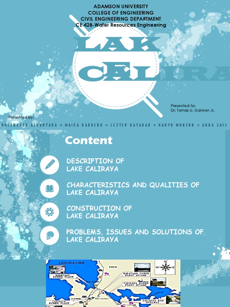 Lake Caliraya in Laguna | PDF | Hydrology | Water