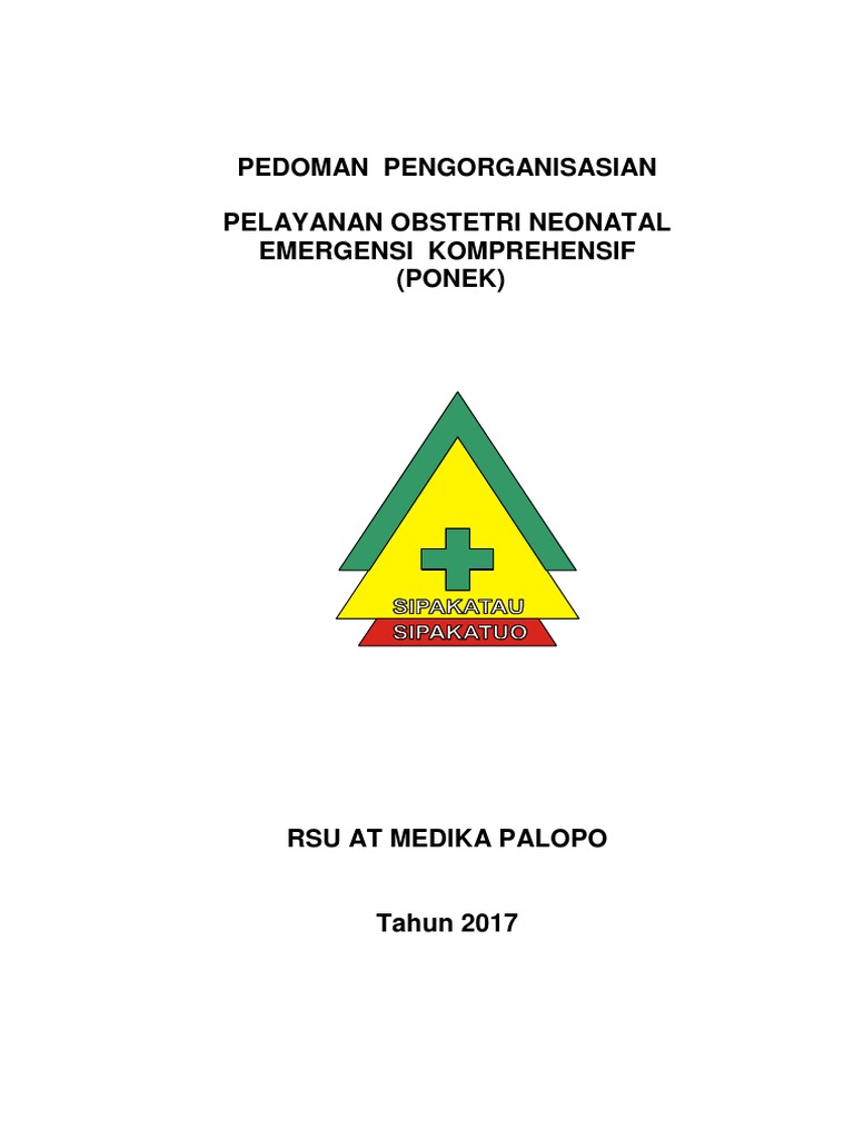 Pedoman Pengorganisasian Ponek | PDF