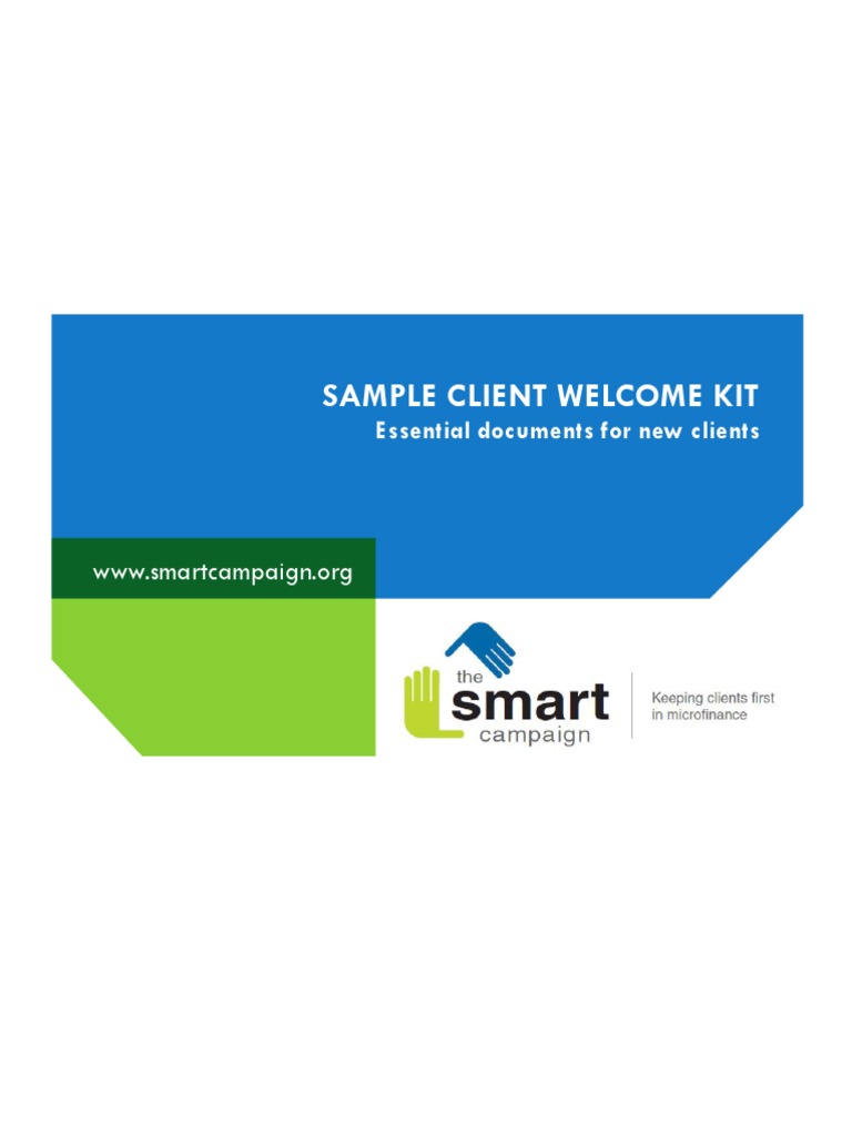 Sample Client Welcome Kit: Essential Documents For New Clients | PDF ...