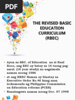 Revised Basic Education Curriculum (RBEC) | PDF