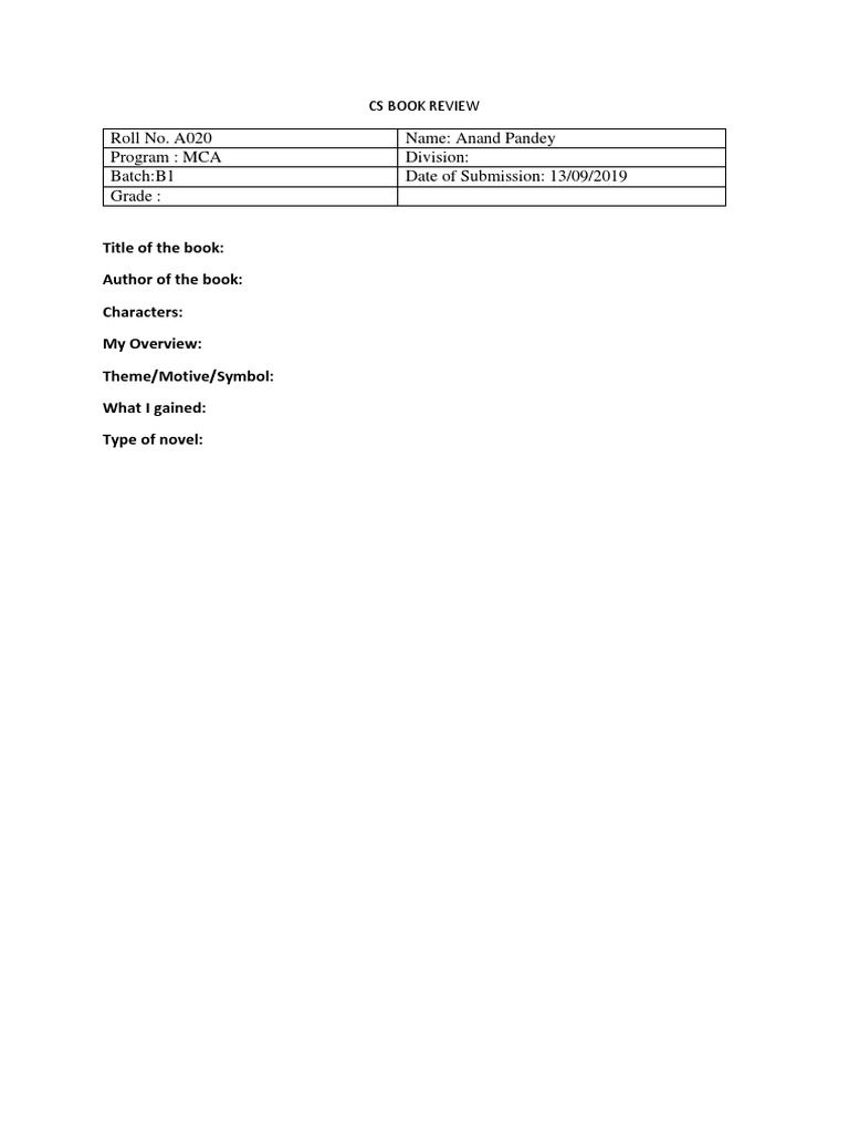 CS Book Review | PDF