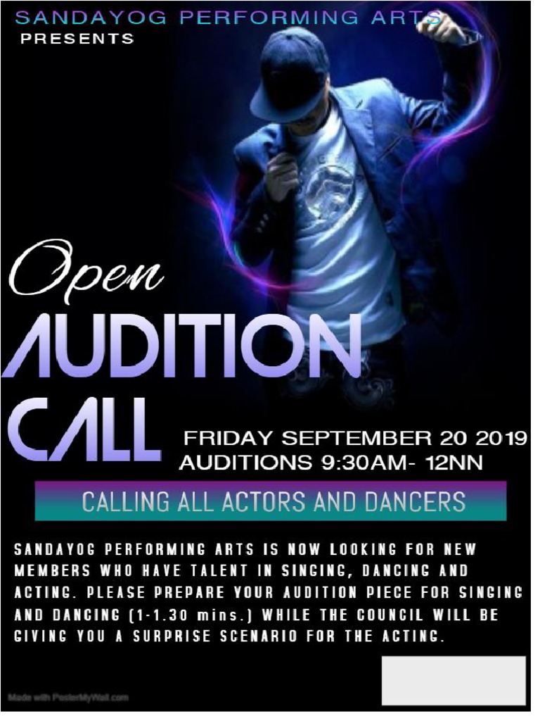 Audition Poster | PDF
