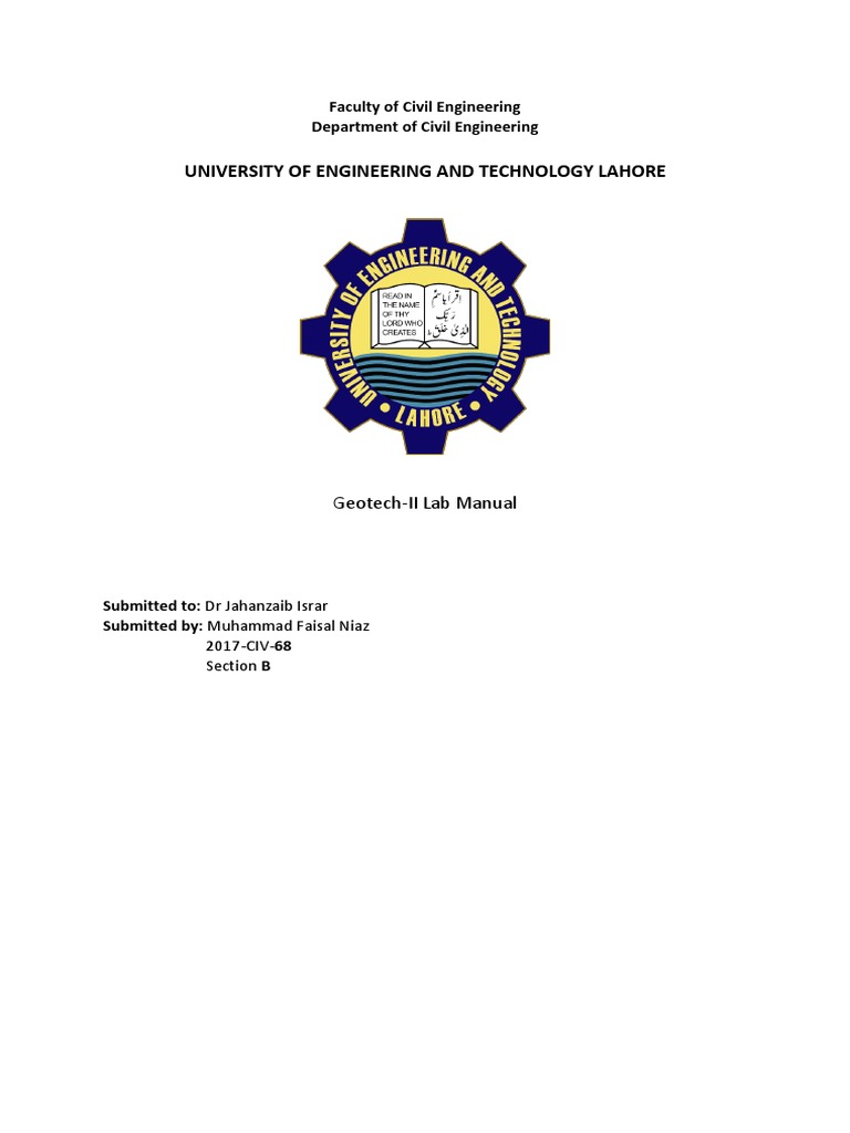 Geotech Manual | Download Free PDF | Calibration | Density