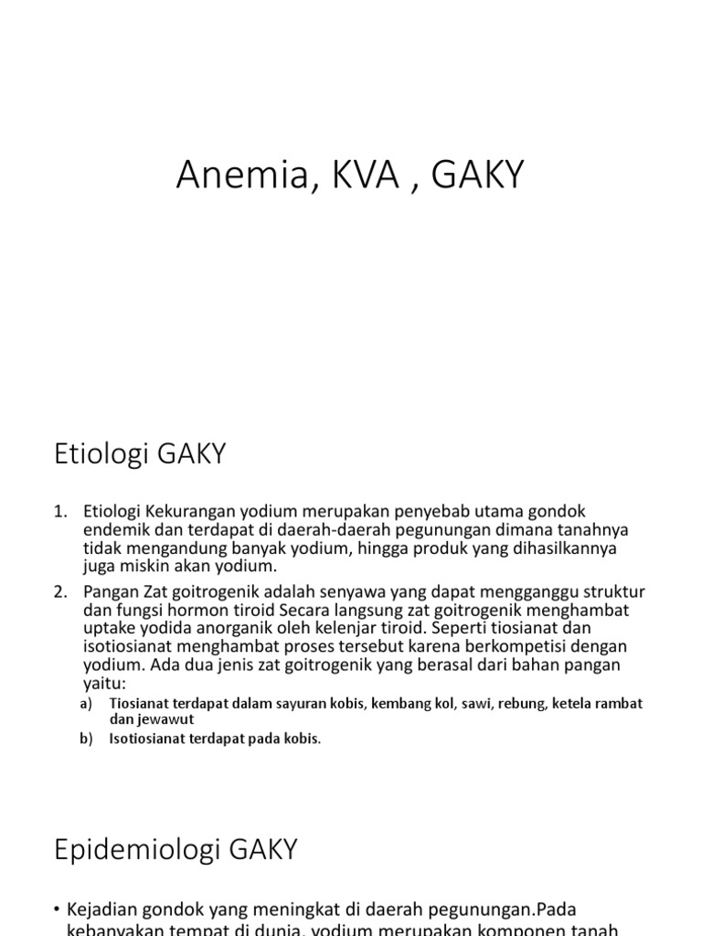 GAKY | PDF | Kesehatan Holistik
