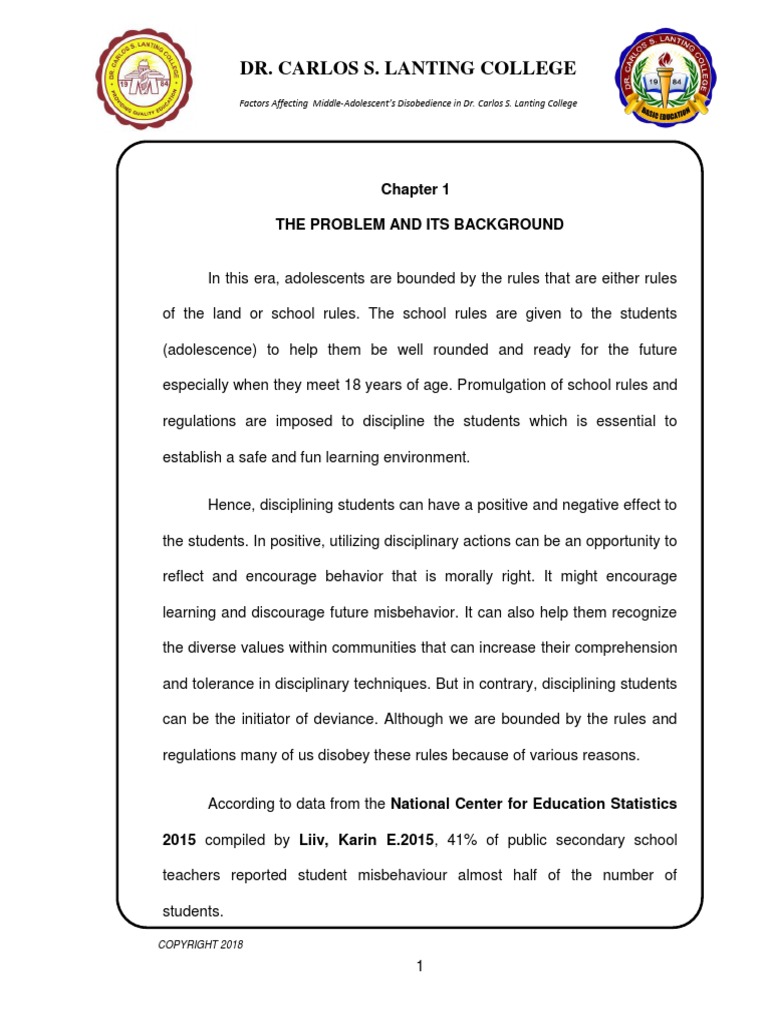 Lanting College Research Sample | PDF | Sampling (Statistics) | Adolescence