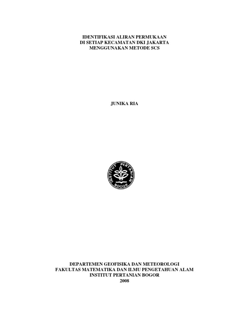 6b.judika ria-IDENTIFIKASI ALIRAN PERMUKAAN DI SETIAP KECAMATAN DKI JAKARTA MENGGUNAKAN METODE ...