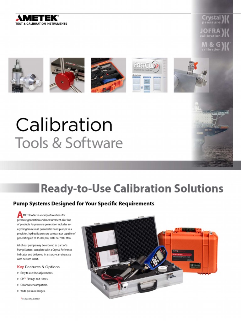 4940 Calibration Brochure | PDF | Calibration | Pump