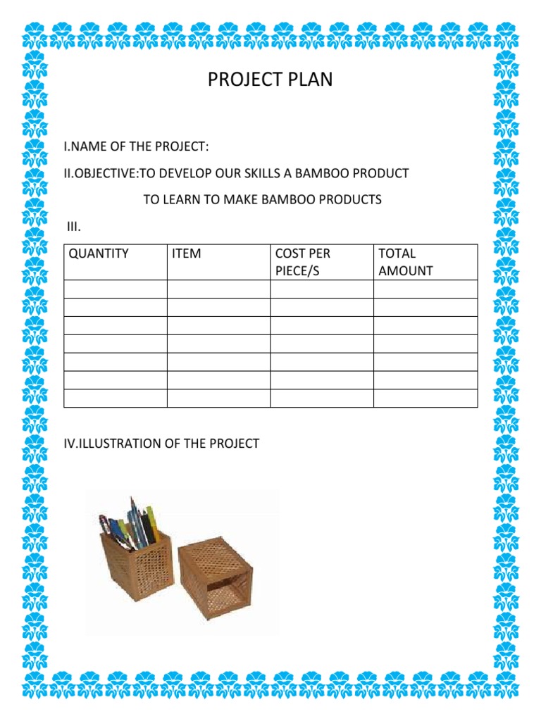 Sample Project Plan | PDF