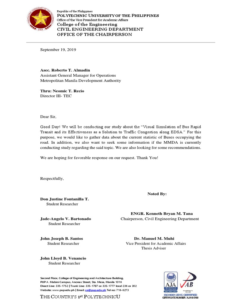 T C 1 P U: Olytechnic Niversity of The Hilippines | PDF