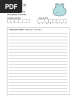Stage 3 Hippo Exam Sample Test | PDF