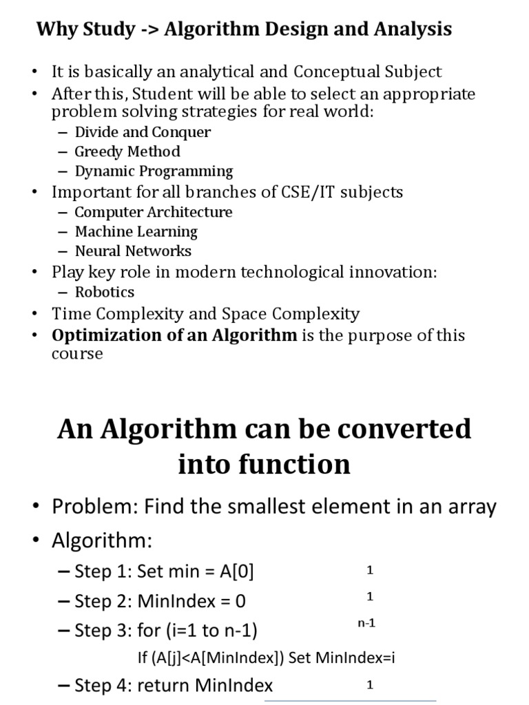 Advaned Analysis of Algorithm | PDF | Time Complexity | Logarithm