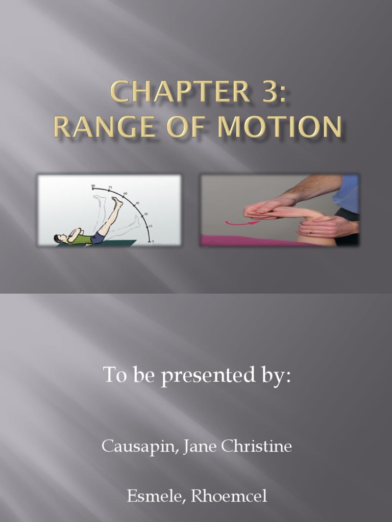 Passive, Active, and Active-Assistive Range of Motion: Indications ...