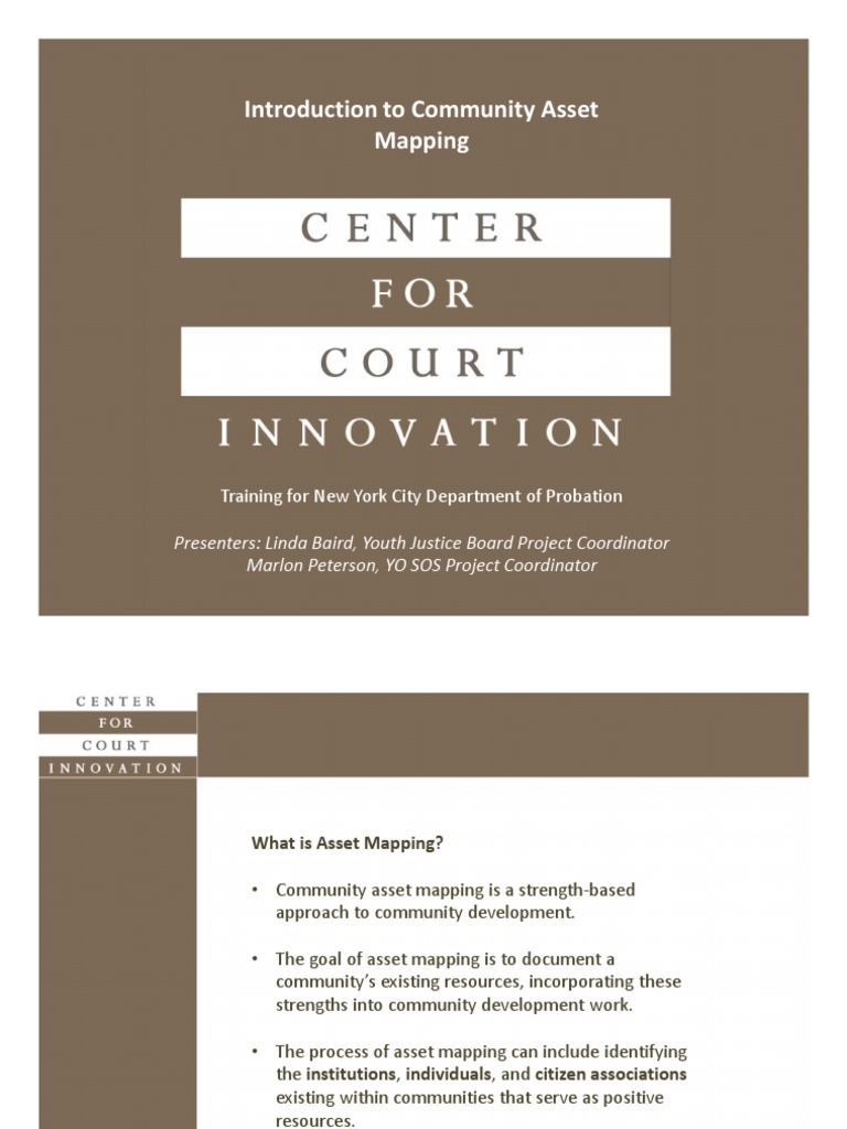 Introduction To Community Asset Mapping | PDF | Community | Cartography