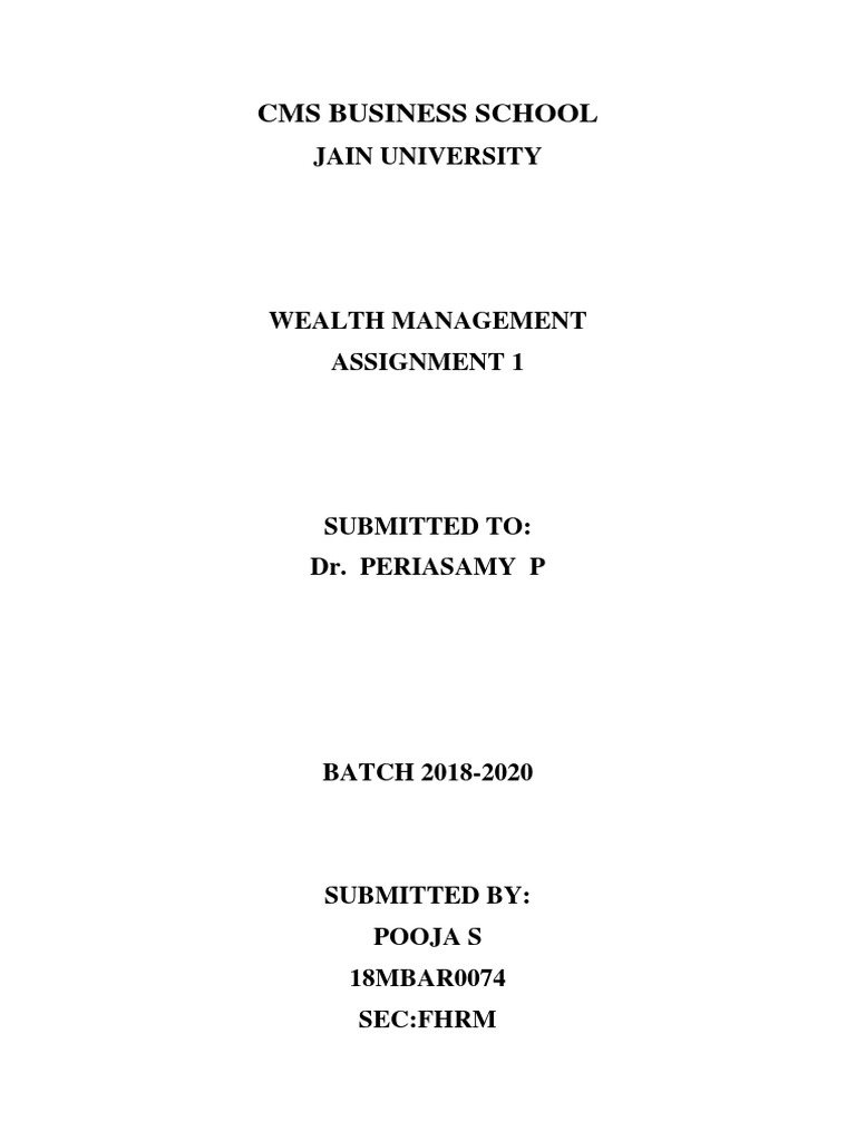 Cms Business School: Jain University | PDF | Market Liquidity | Millennials