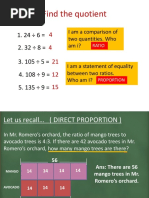 Direct, Inverse, and Partitive Proportions | PDF | Teaching Methods ...