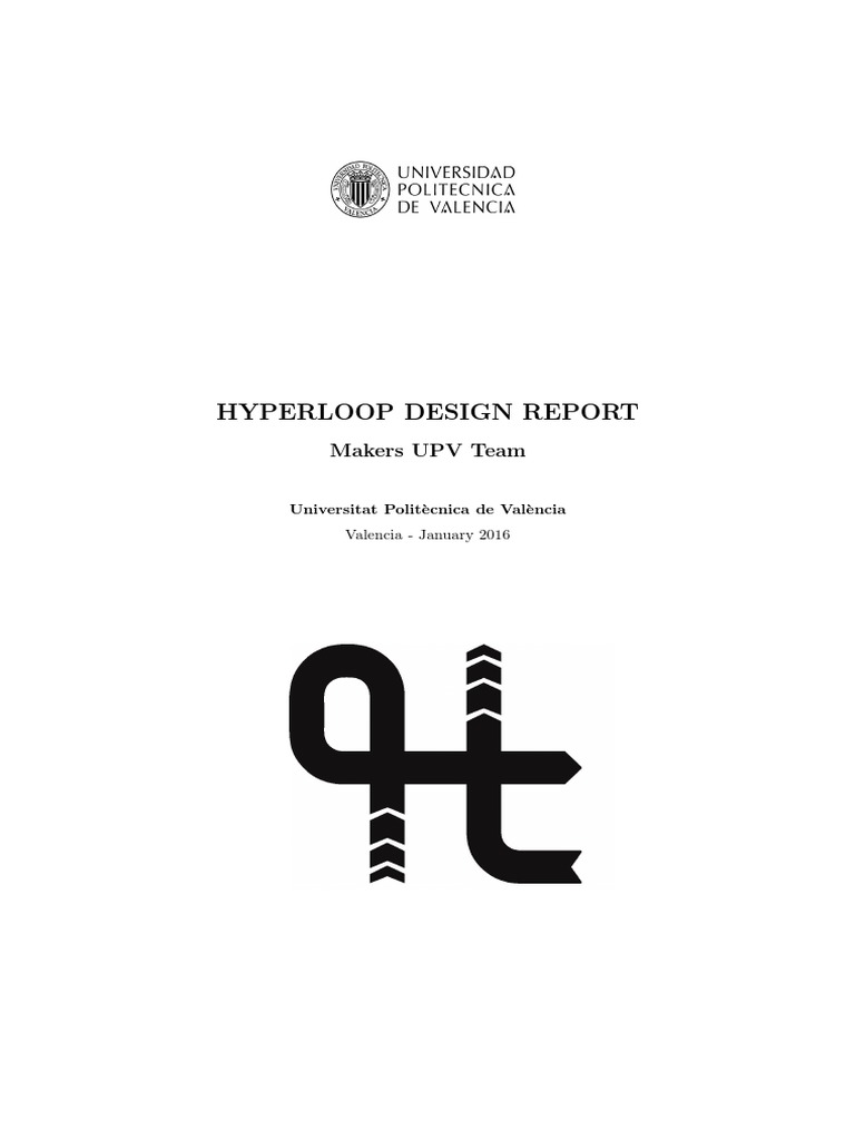 Hyperloop Design Report Makers UPV Team | PDF | Fluid Dynamics | Mach ...