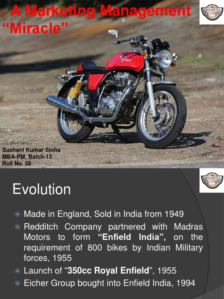Royal Enfield Presentation 1 | PDF | Motorcycle | Vehicles