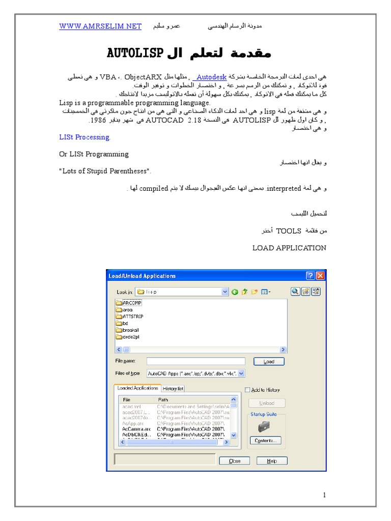 Auto Lisp | PDF