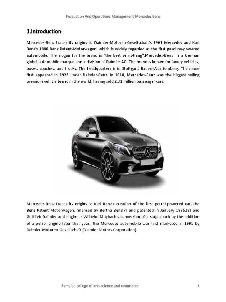 Mercedes Benz New PDF | PDF | Motor Vehicle | Business