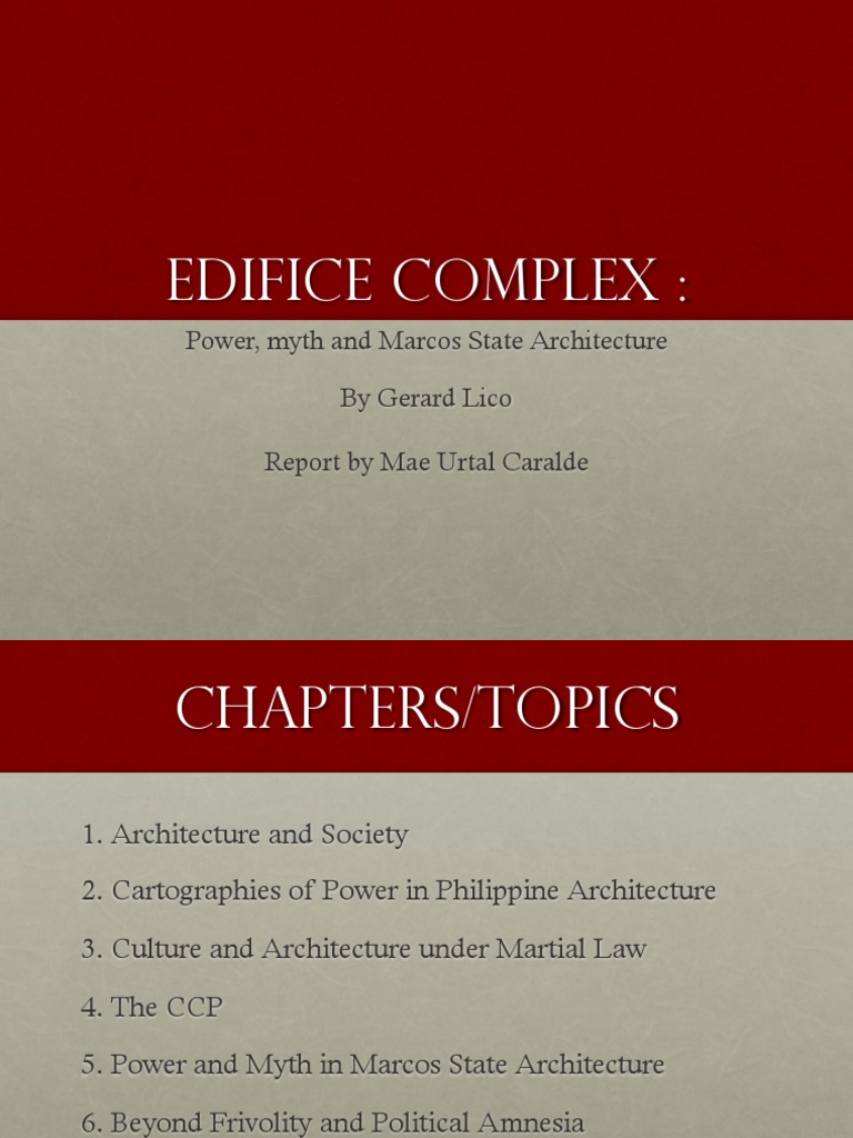 Edifice Complex PDF | PDF | Sociological Theories