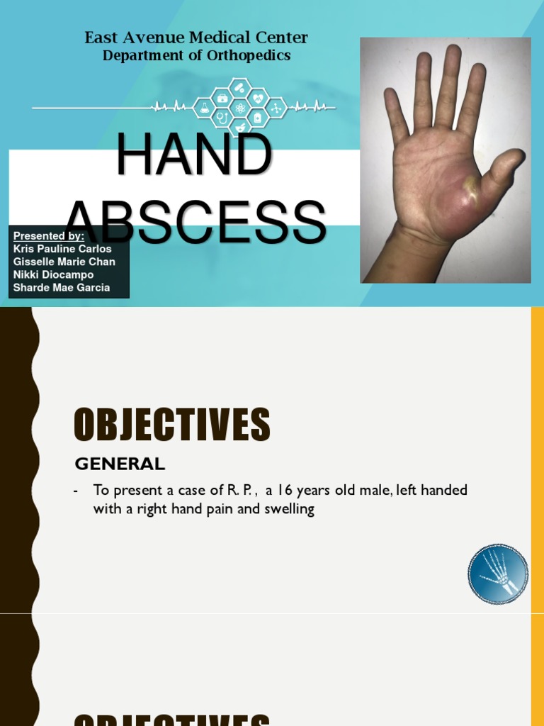 Ortho Report - Hand Abscess | PDF | Thumb | Anatomical Terms Of Motion