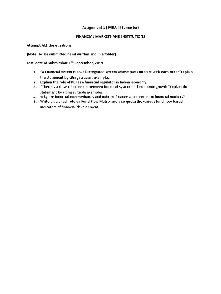 FMI Assignment 1 | PDF