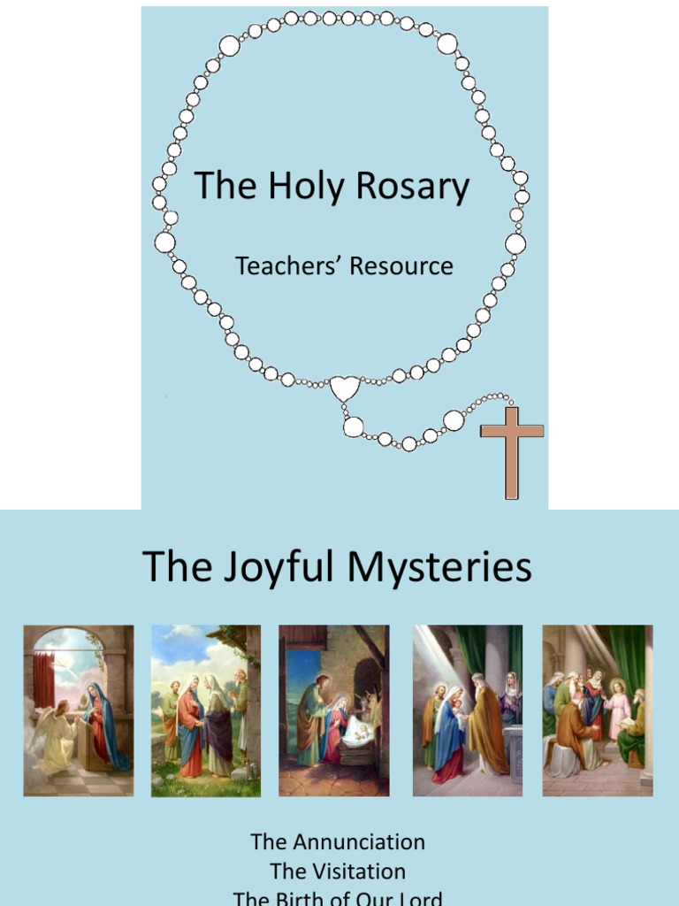The Holy Rosary Powerpoint | PDF | Lord's Prayer | Rosary