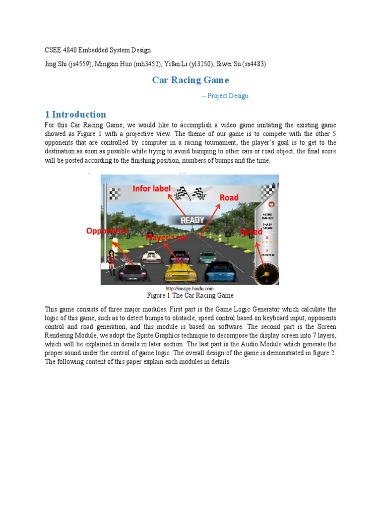 Racing PDF | Download Free PDF | Codec | Video Games