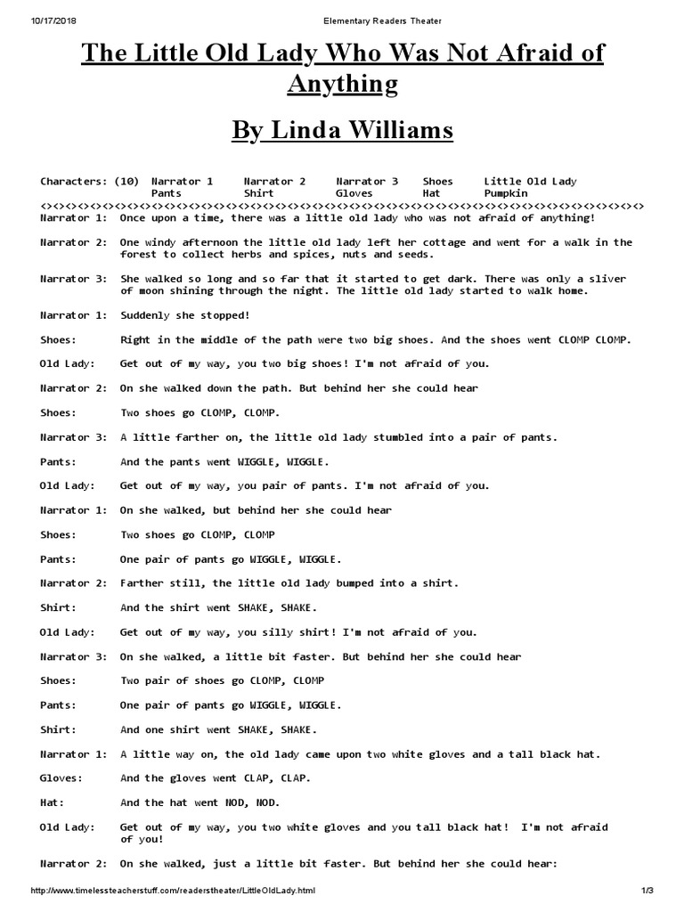 Elementary Readers Theater | PDF