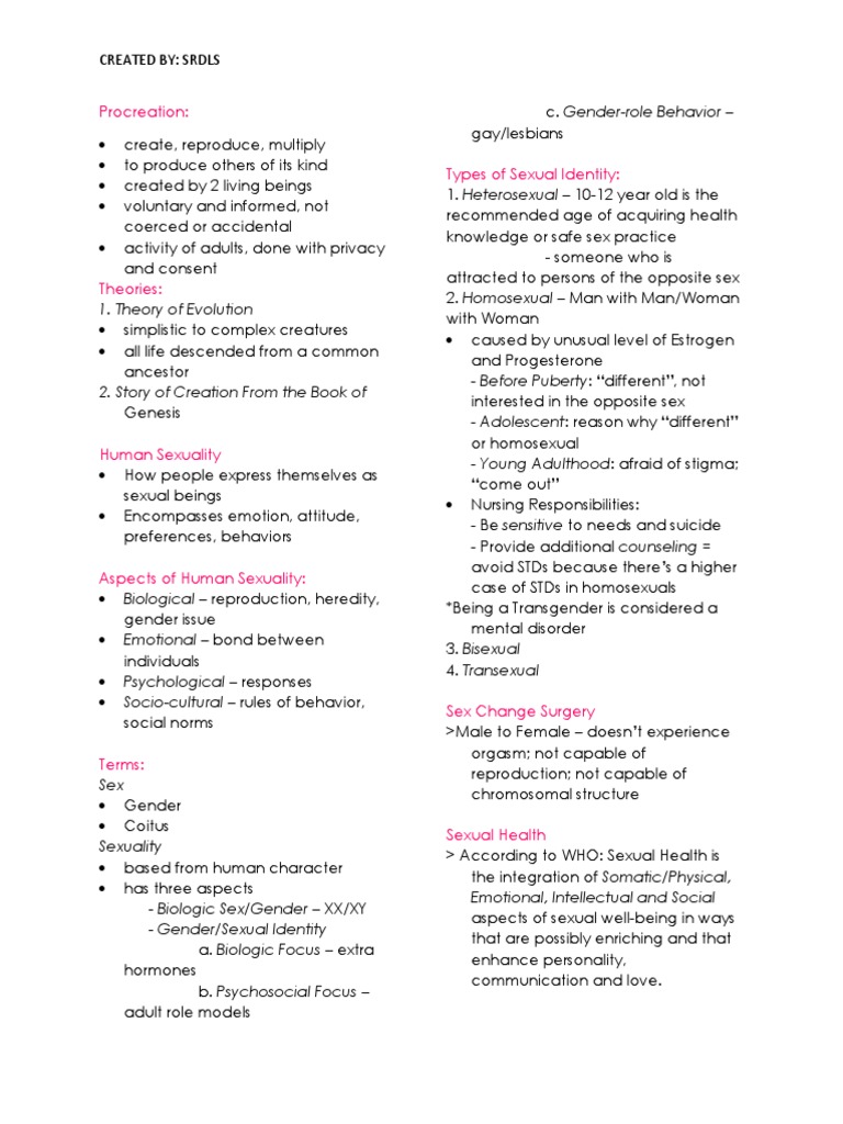 Procreation | PDF | Orgasm | Human Sexuality