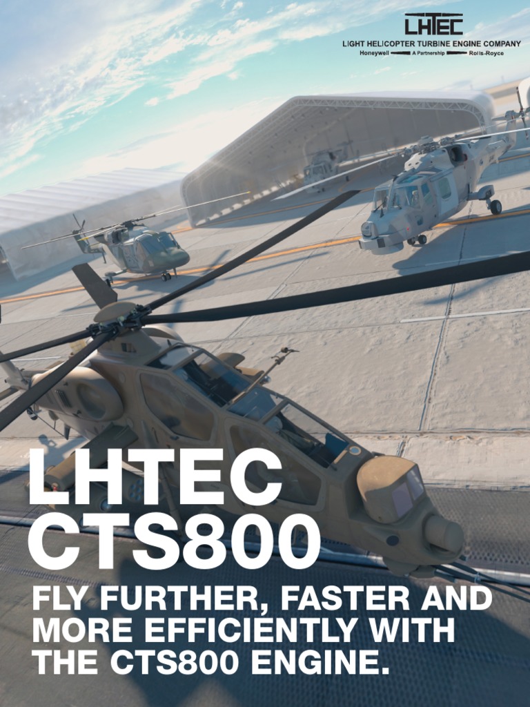 N61 1591 000 002 - CTS800 - LHTEC - Final Bro | PDF | Helicopter | Engines