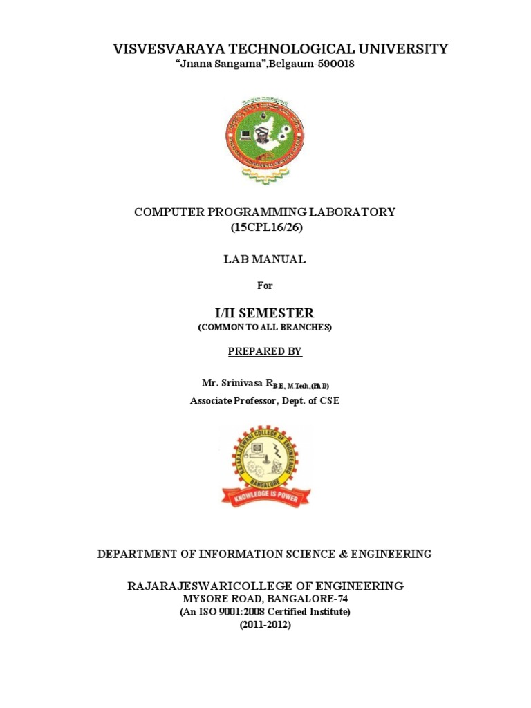 Ccp Lab Manual Pdf Integer Computer Science Pointer Computer Programming 0440