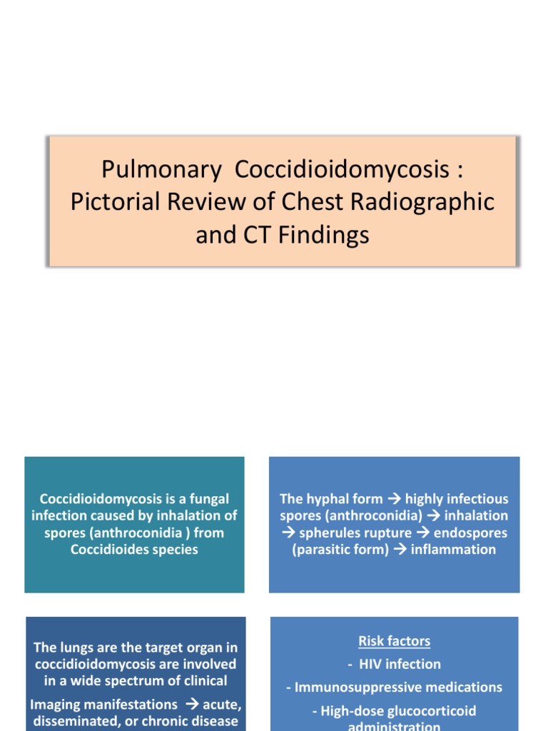 Pulmonary Coccidioidomycosis: Pictorial Review of Chest Radiographic ...