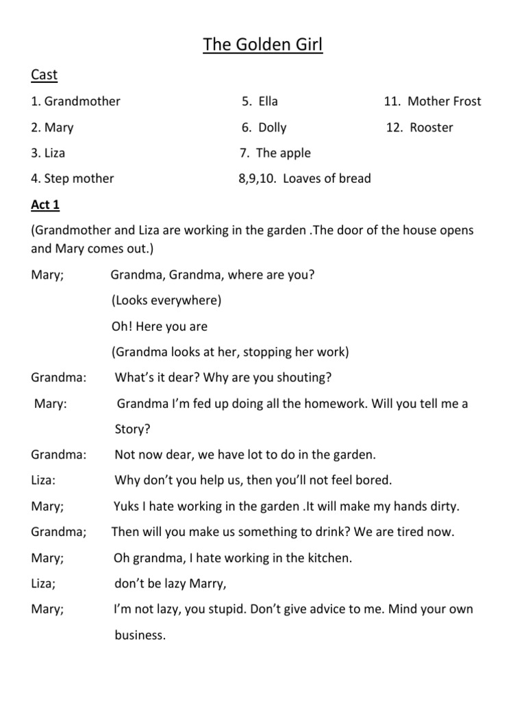 The Golden Girl | PDF