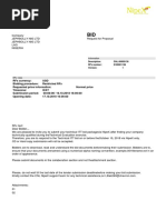 Bid Acknowledgement Form | PDF