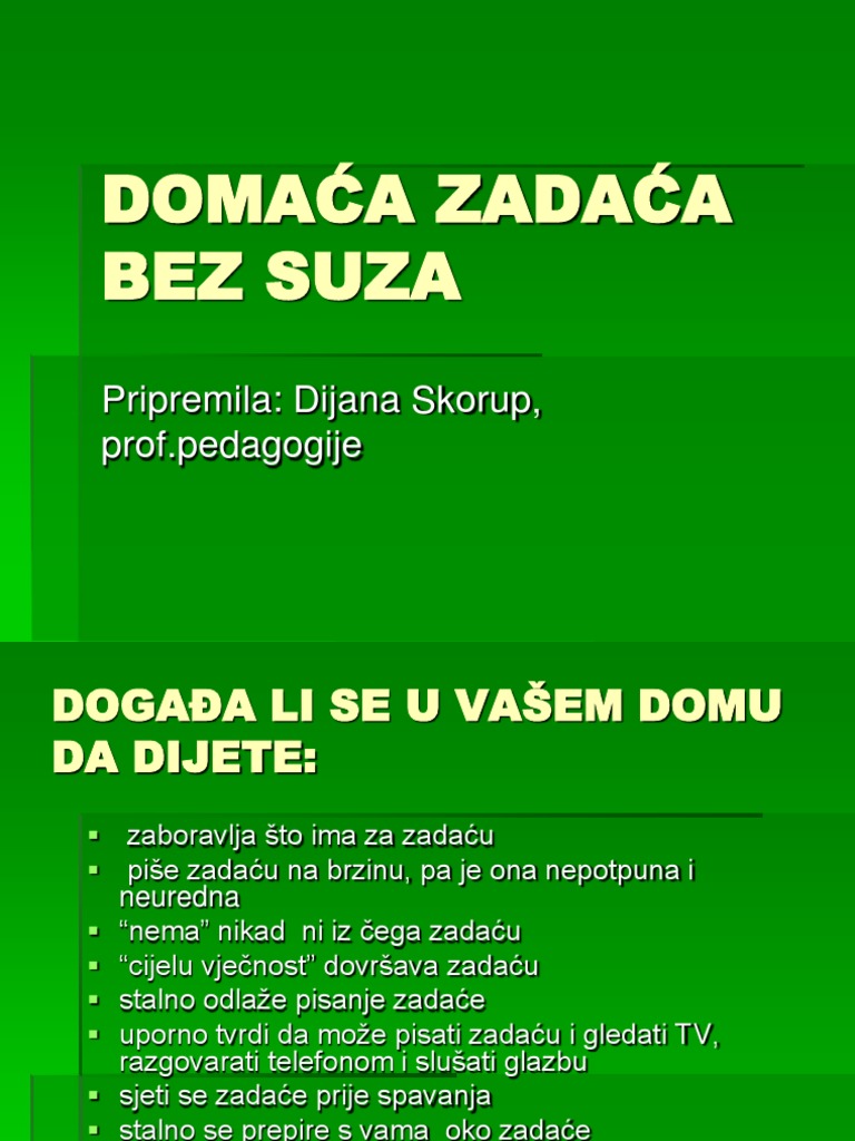 Domaca Zadaca | PDF