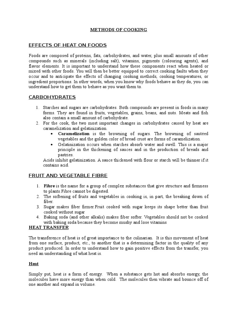Module-Methods of Cooking | Download Free PDF | Grilling | Roasting