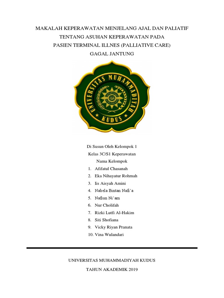 MKLH Palliative Care Kel 1 CHF | PDF