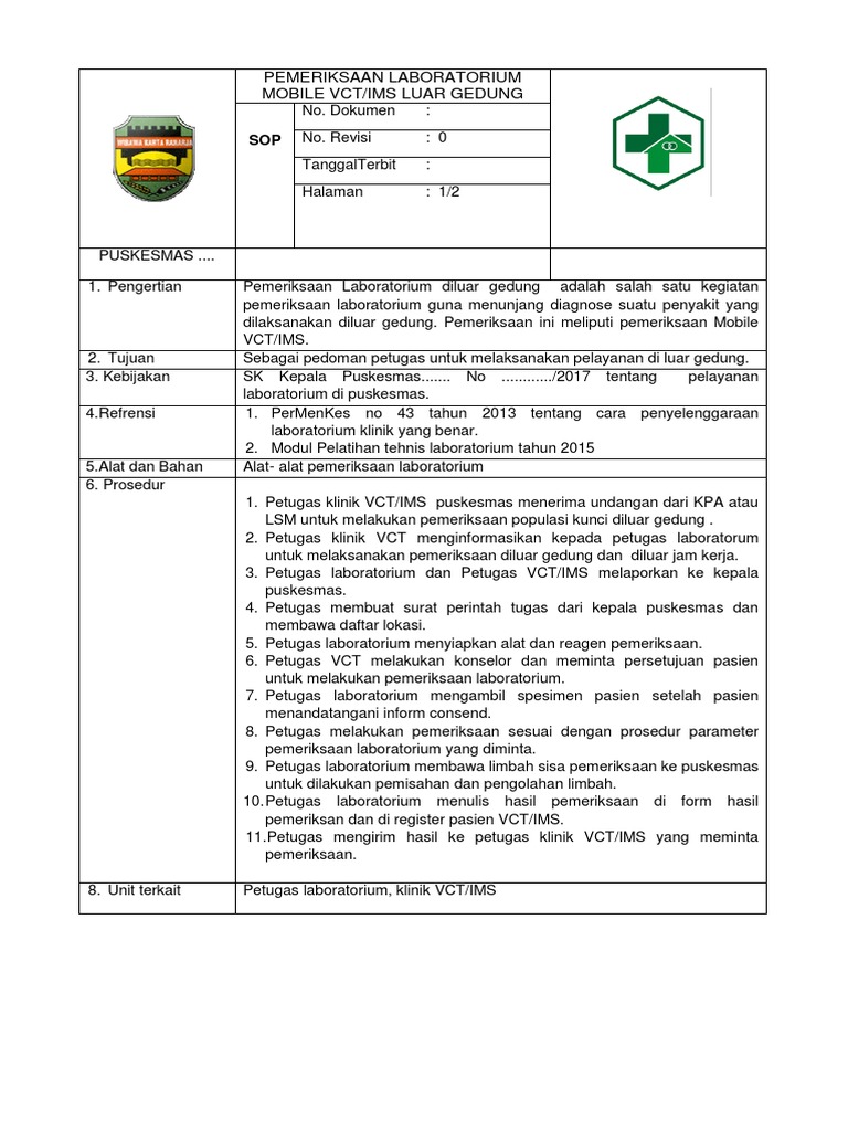 Sop Mobile VCT | PDF
