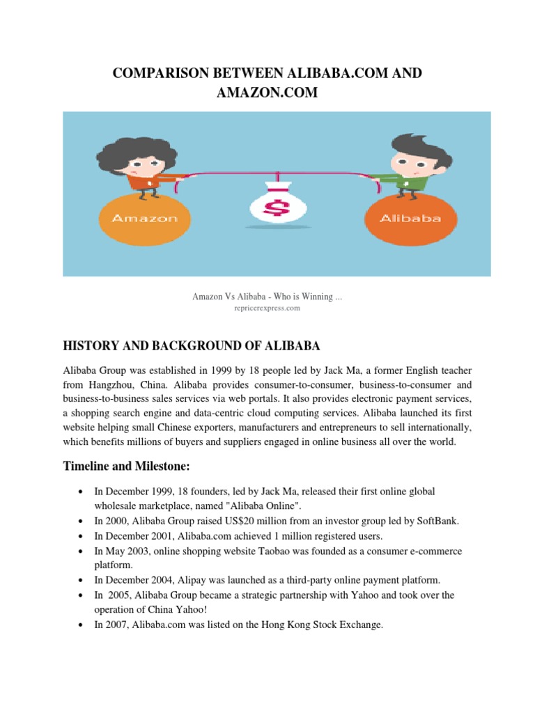 History And Background Of Alibaba: Amazon Vs Alibaba - Who is Winning ...