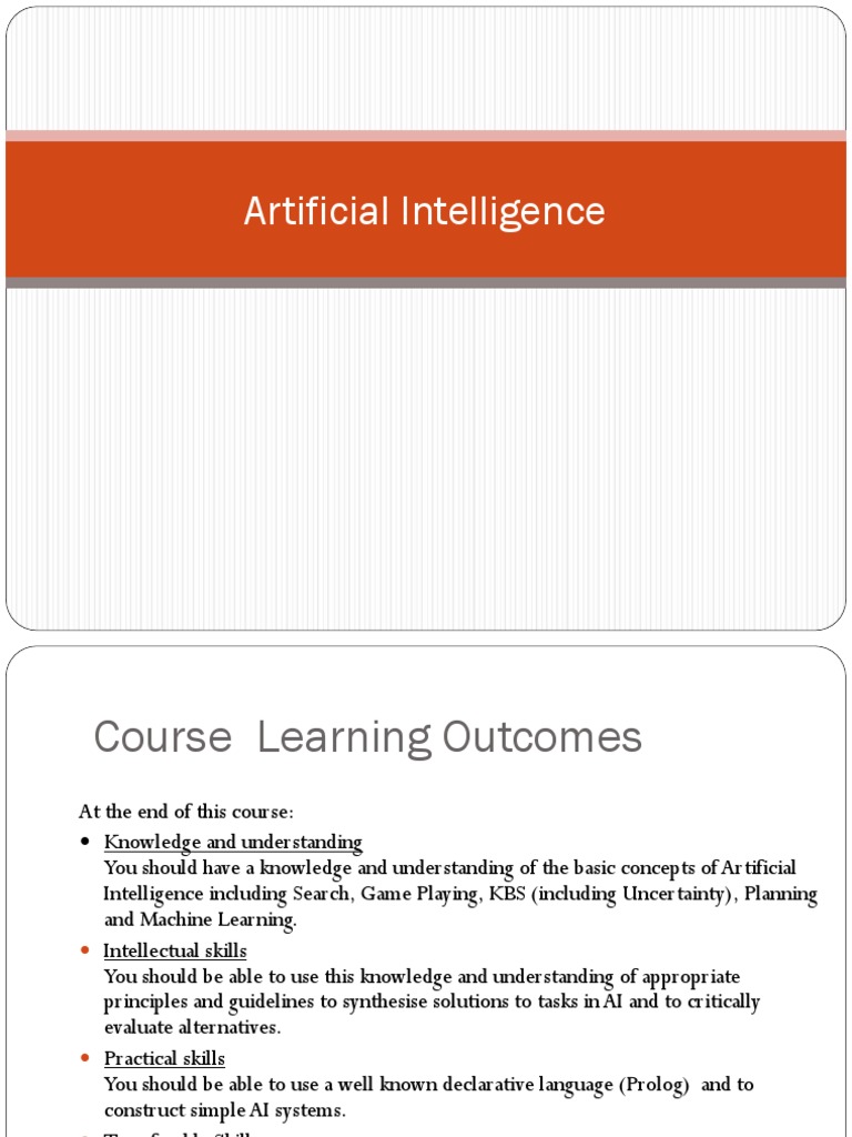 Chap1 | PDF | Artificial Intelligence | Intelligence (AI) & Semantics