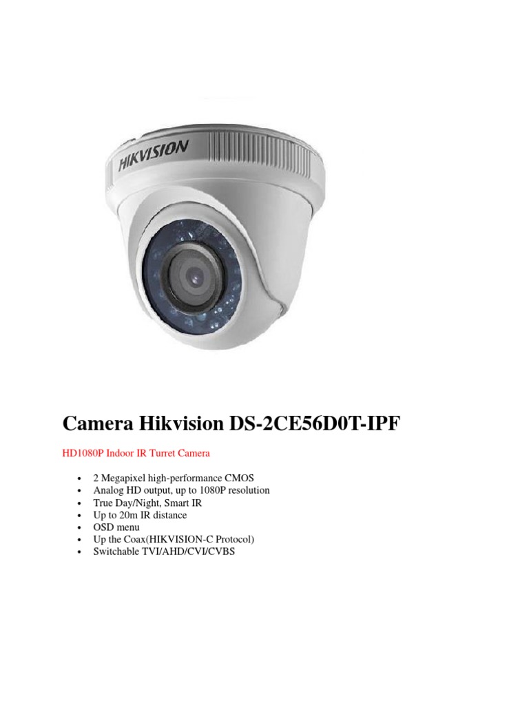 Overview of Security Camera and DVR Specifications for HD Surveillance ...