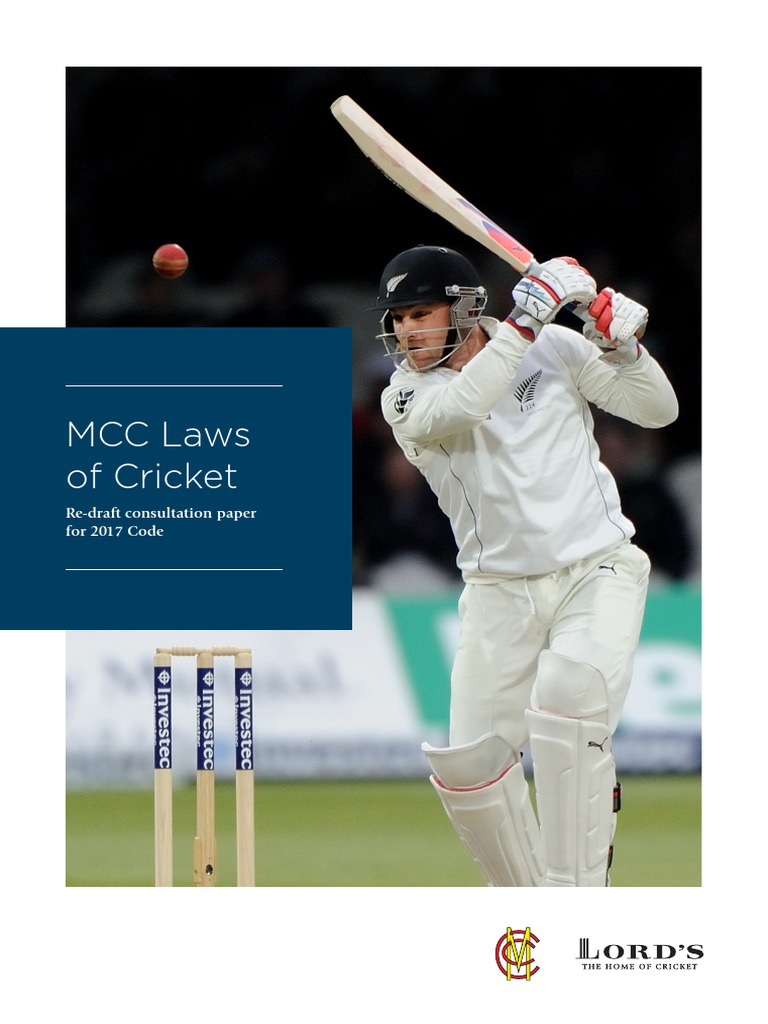 MCC Laws of Cricket Consultation | PDF | Bowling (Cricket) | Cricket