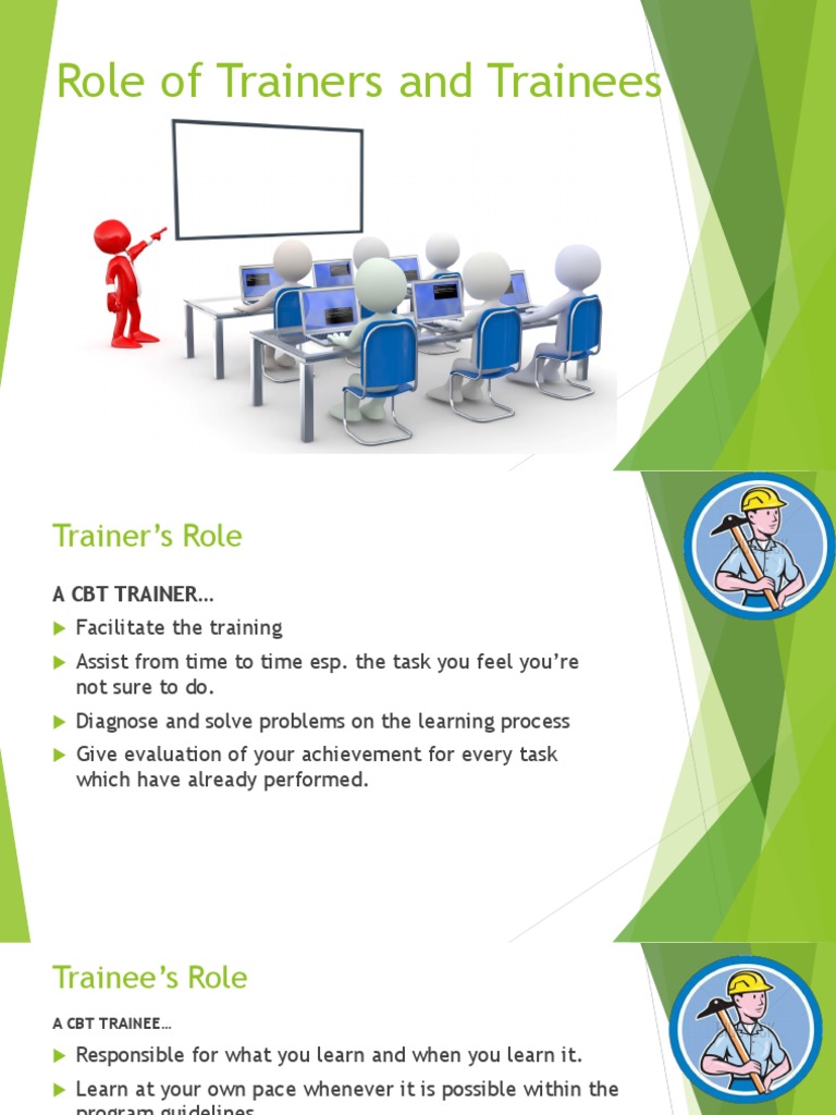 Role of Trainers and Trainees | PDF